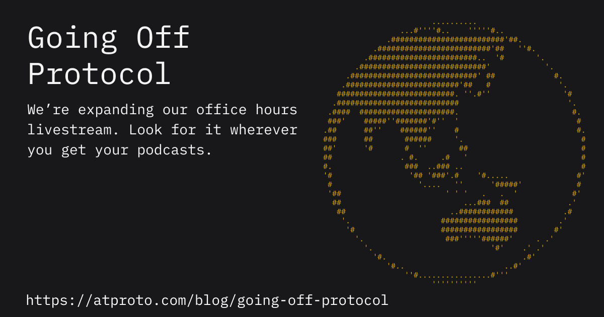 Going Off Protocol - AT Protocol